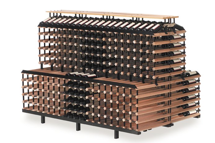 BORDEX 2 metre Back to Back Tiered WINE Rack – BORDEX Wine Racks